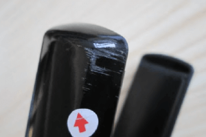 Difference between major and minor scratch marks