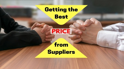 3 Tips for Getting the Best Price from Suppliers