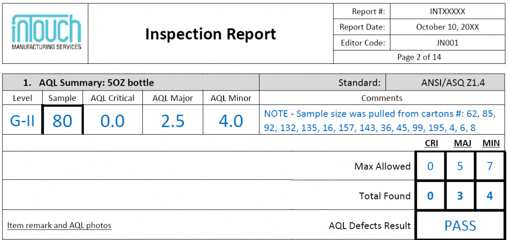 4 Things a Product Inspection Report Will NOT Tell You
